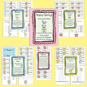 Teachery Tidbits: Hoppy Spring! and a *freebie*