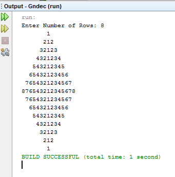Number Rhombus Structure - PROGRAMMING