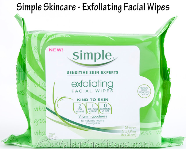 Valentine Kisses: Simple Skincare - Face Wash, Exfoliating Facial Wipes ...