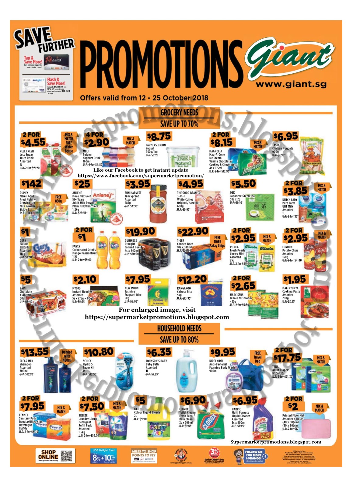Giant Promotions 12 - 25 October 2018 ~ Supermarket Promotions