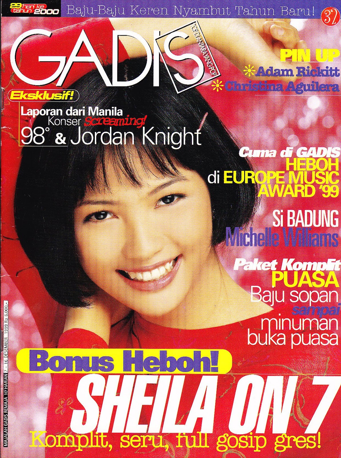 erika van pelt: Majalah Gadis 1999 - 32