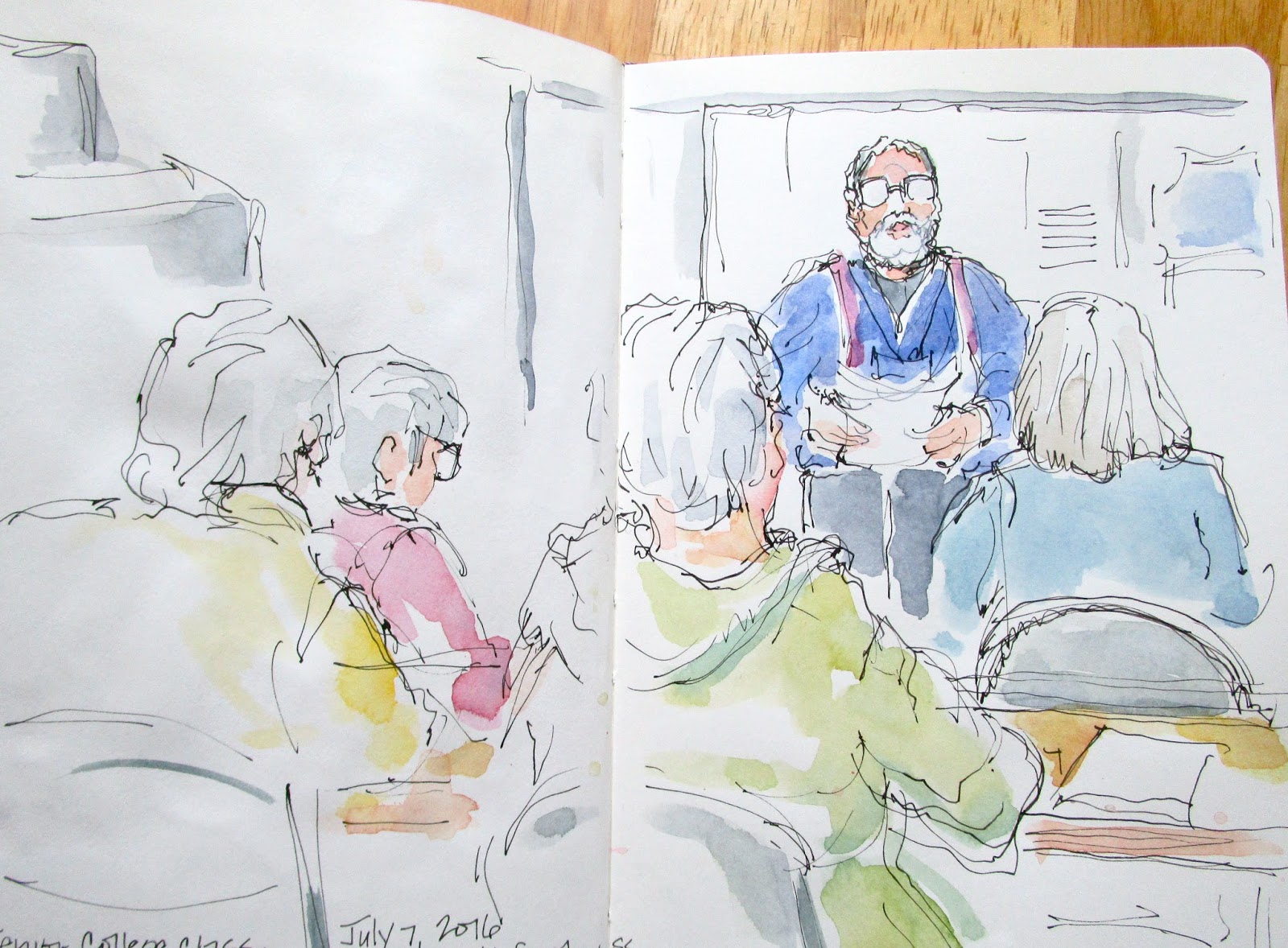 Sketchbook Wandering : Sketch While U Wait