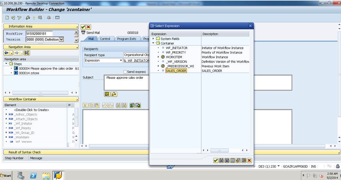 An SAP Consultant: SAP Workflow - Send Mail Step type