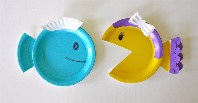 paper plate fish - MADE EVERYDAY