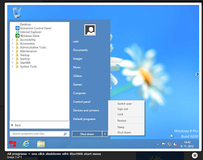 Get Back Start Menu in Windows 8 | ReadTekK