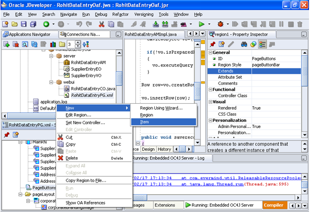 Oracle Application's Blog: How to Create oaf Page in Oracle Apps