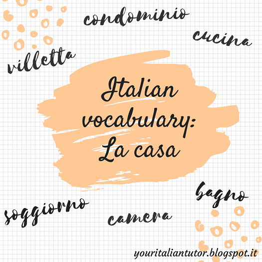Your Italian Tutor: Italian vocabulary: La casa / The house (1)
