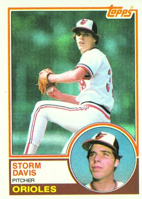 1983 Topps Blog: #268 Storm Davis - Baltimore Orioles