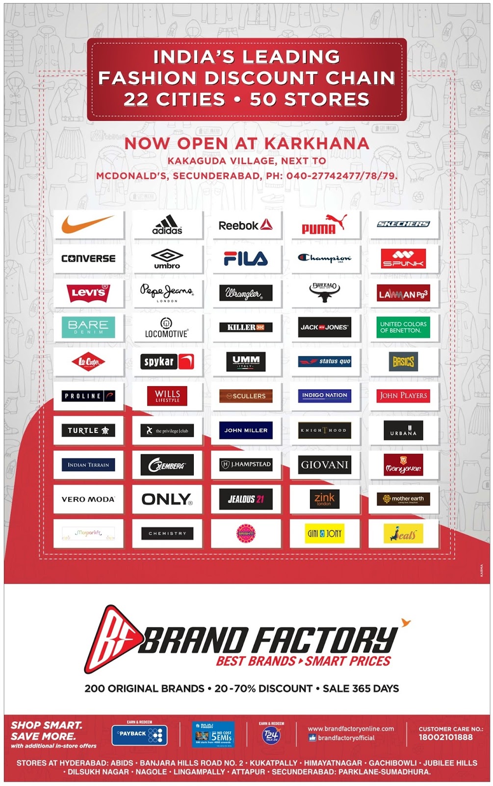 Brand Factory Free shopping weekend | December 2016 christmas sale ...