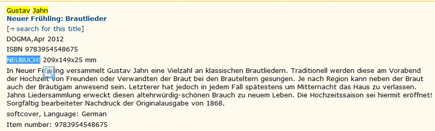 The Gustav Jahn and Dorothea von Dieskau Family