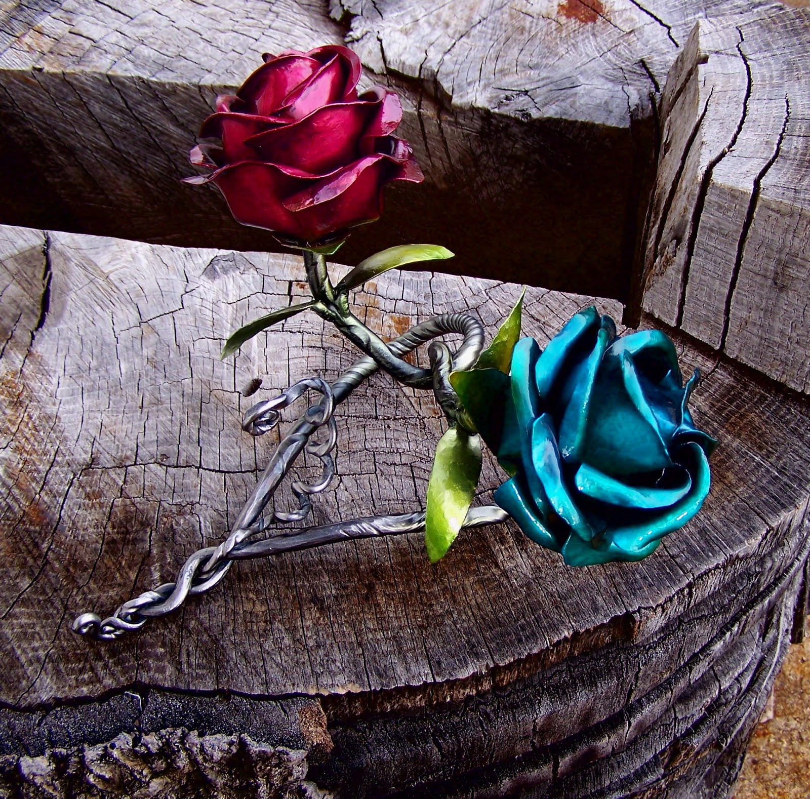 Moody's Garage: Hand Forged Double Rose