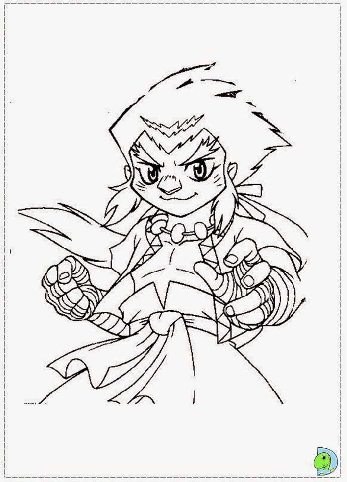 Dinokids - Desenhos para colorir: Desenhos de Beyblade para colorir