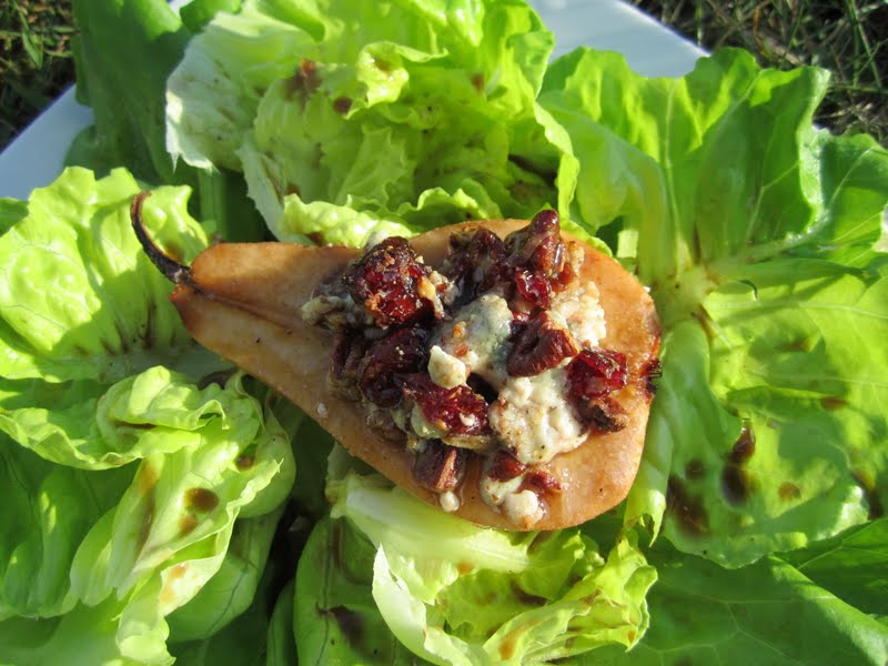 The Irish Mother: Baked Stuffed Poached Pears with Gorgonzola, Dried ...