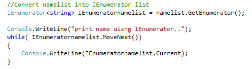 IEnumerator Vs IEnumerable - Dot Net Techpoint