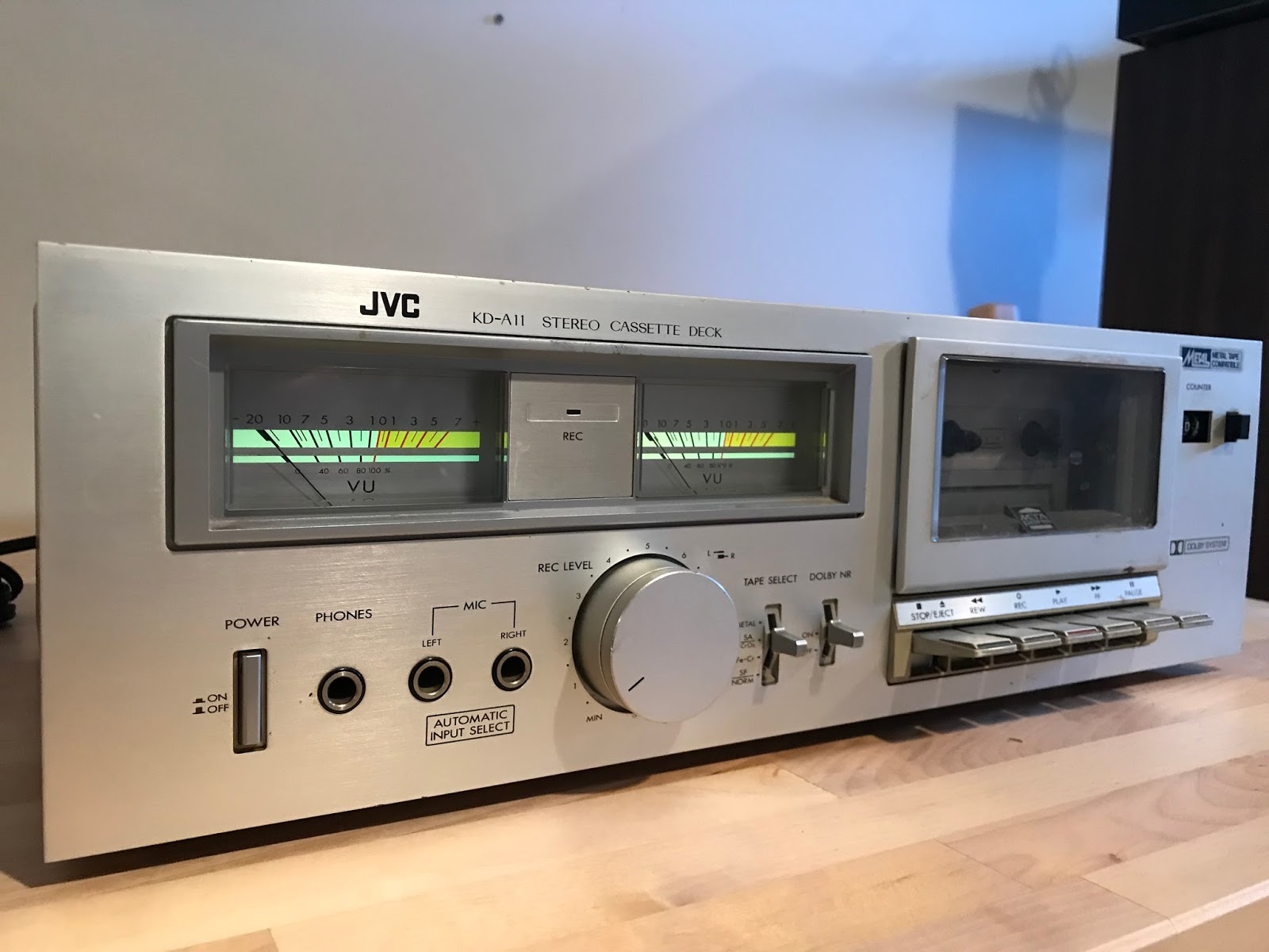 Vintage Stereo Guy Jvc Kd A11 Stereo Cassette Deck 1980