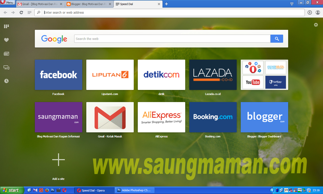 Pengalaman Menggunakan Opera Browser