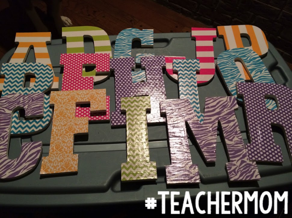 DIY Magnetic Letter Wall | Buck & Chuck