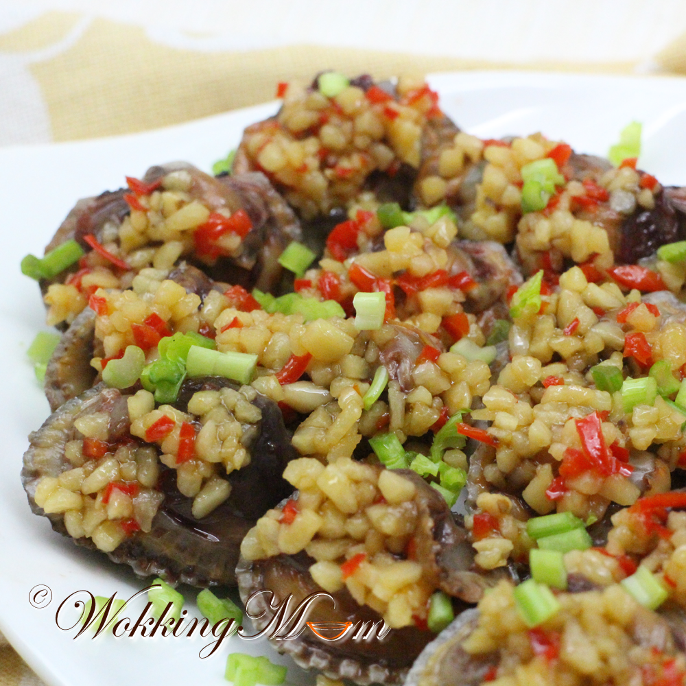 Let's get Wokking!: { Blanched Cockles with Garlic } 蒜香伴氽烫血蚶 ...