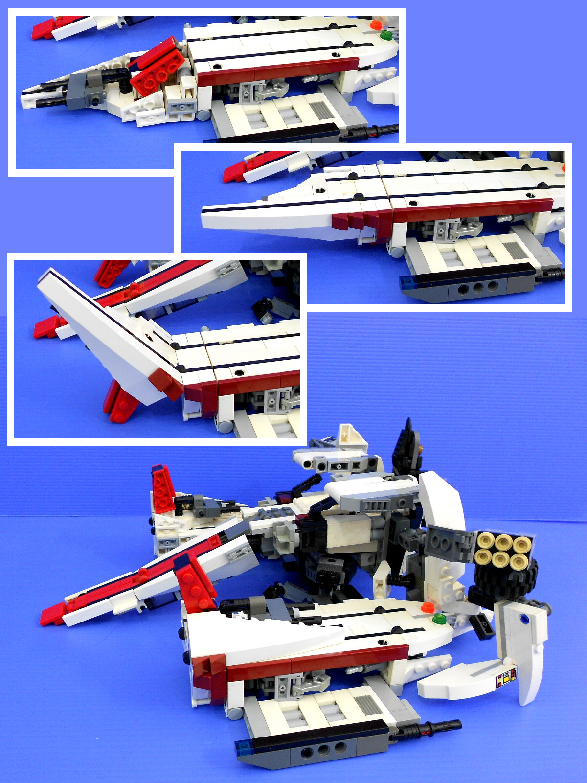 Alanyuppie's LEGO Transformers: LEGO Alphaplex Transformation sequence