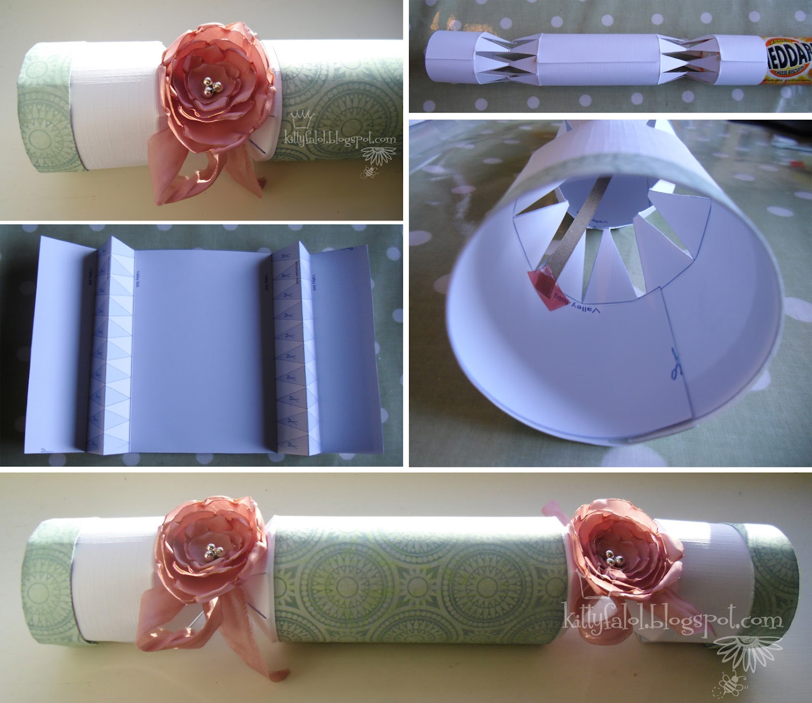 Craft me Happy!: Jumbo Christmas Cracker Tutorial and Template