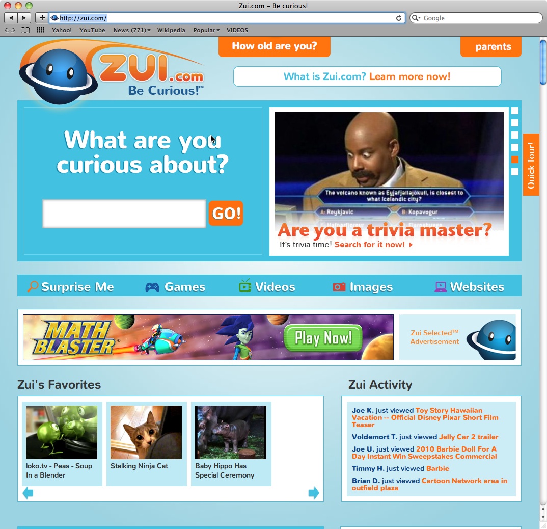 . Educational reviews: ZUI.com