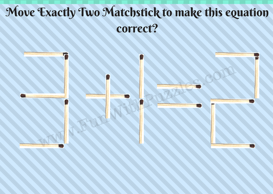 Picture Math Matchstick Brain Teasers for Teens