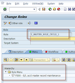 SAP Basis For Beginner: Creating Master and Derived Roles