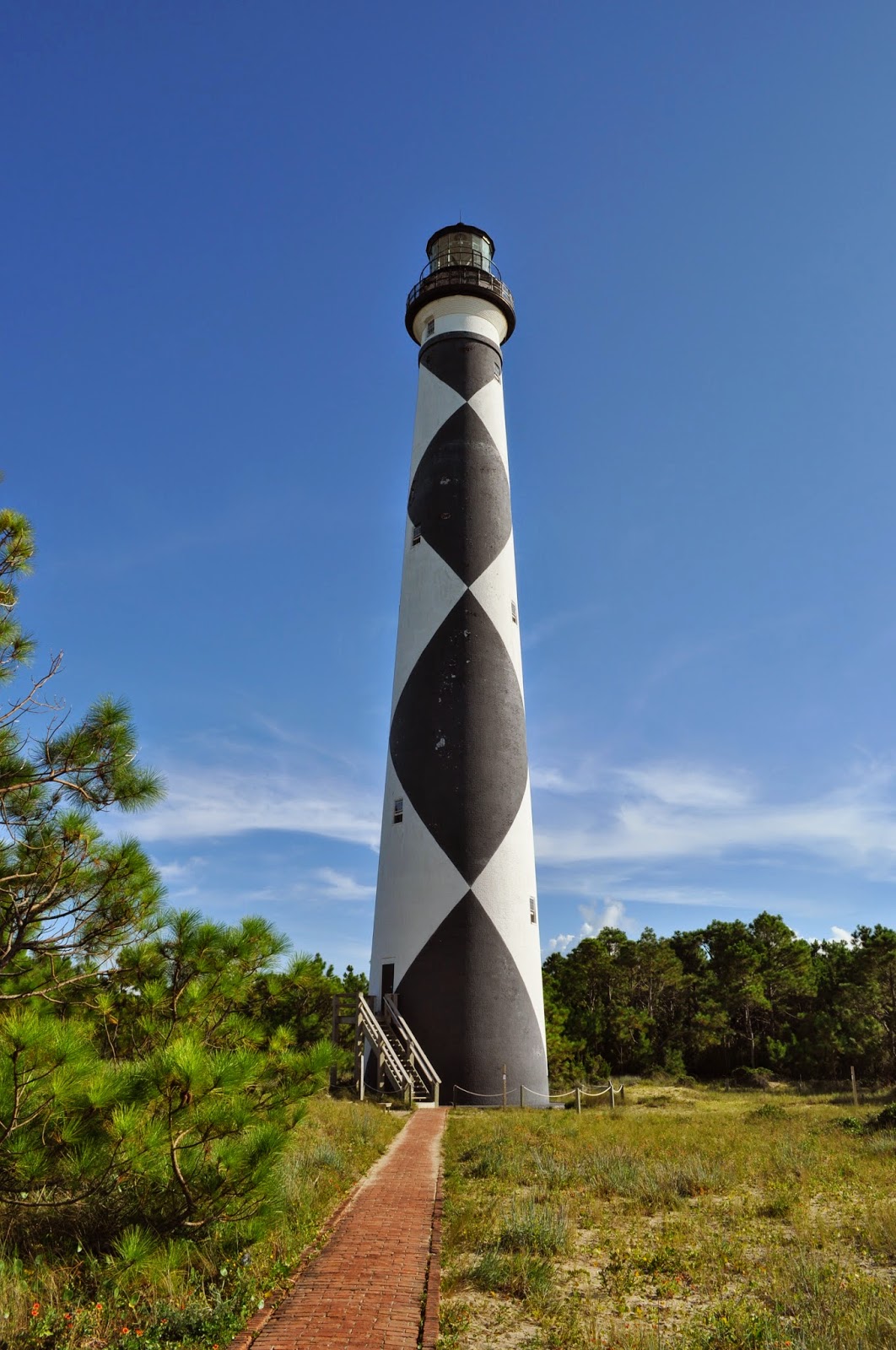 WC-LIGHTHOUSES: CAPE LOOKOUT LIGHTHOUSE-CAPE LOOKOUT, NORTH CAROLINA