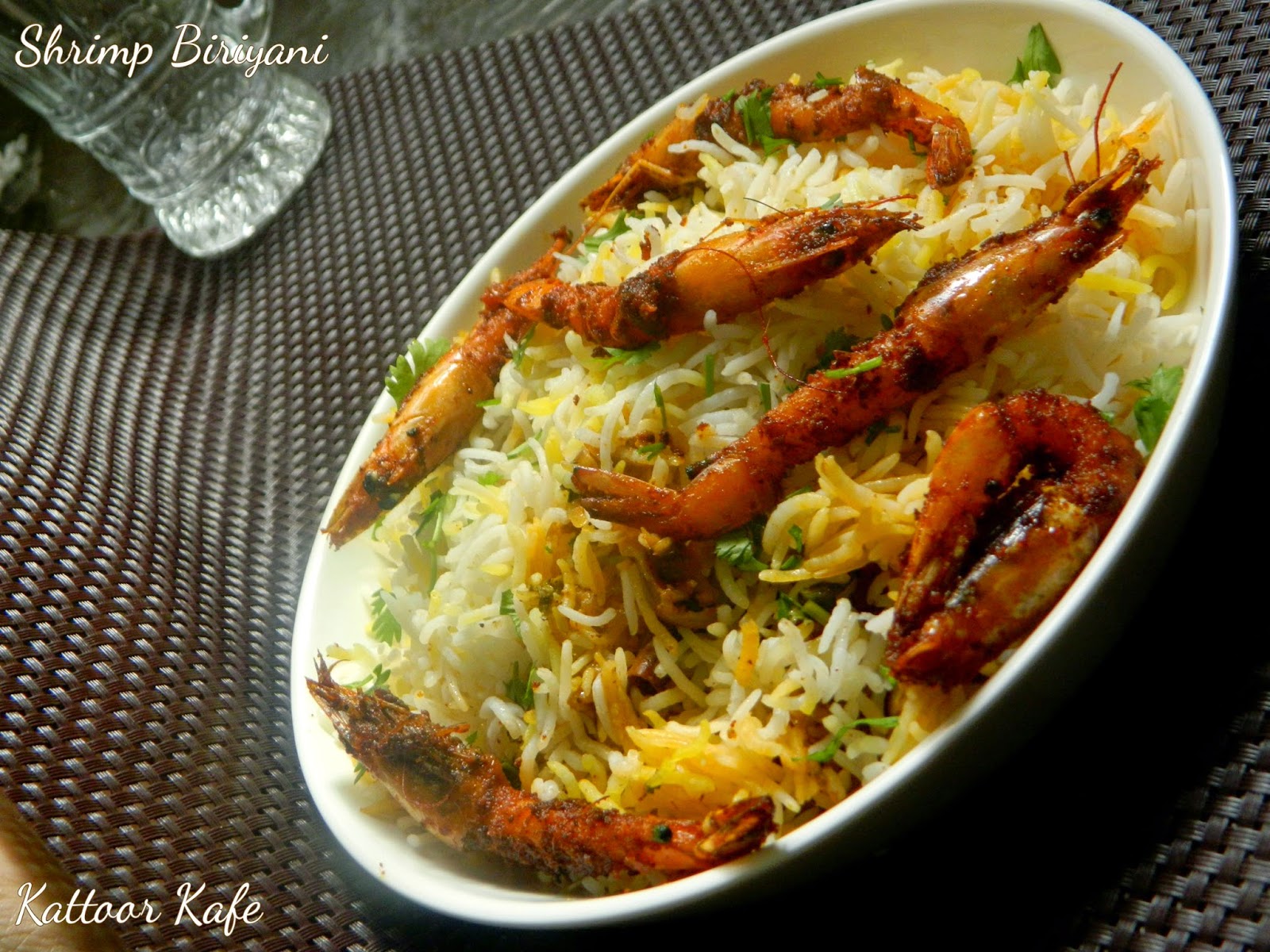 Kattoor Kafe: Shrimp Biriyani
