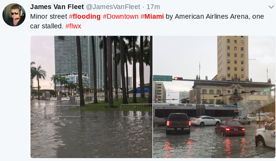 Hurricane Harbor: Miami and Miami Beach Flooding ... Remnants of ...