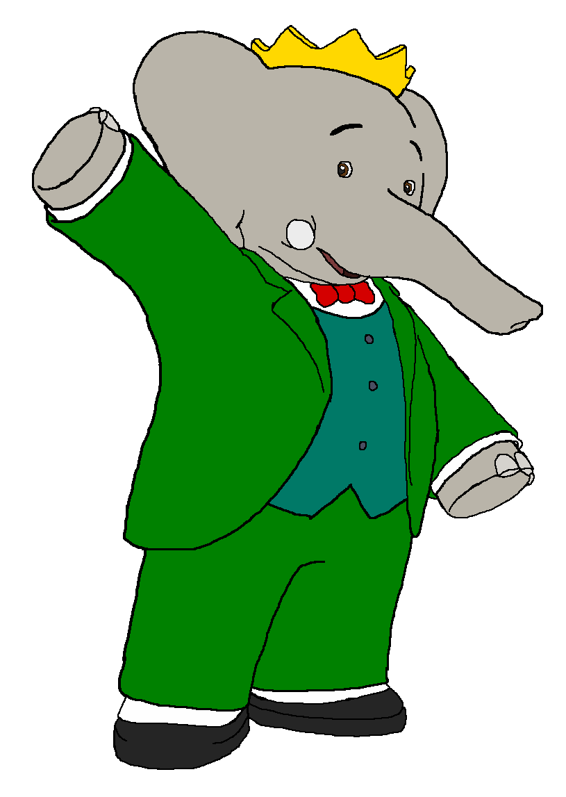 Desenhos para Colorir e Imprimir: Desenhos do Babar para Colorir e Imprimir