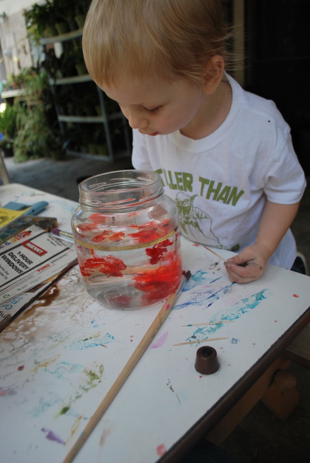 Familylicious Preschool Projects: Color Explosion!