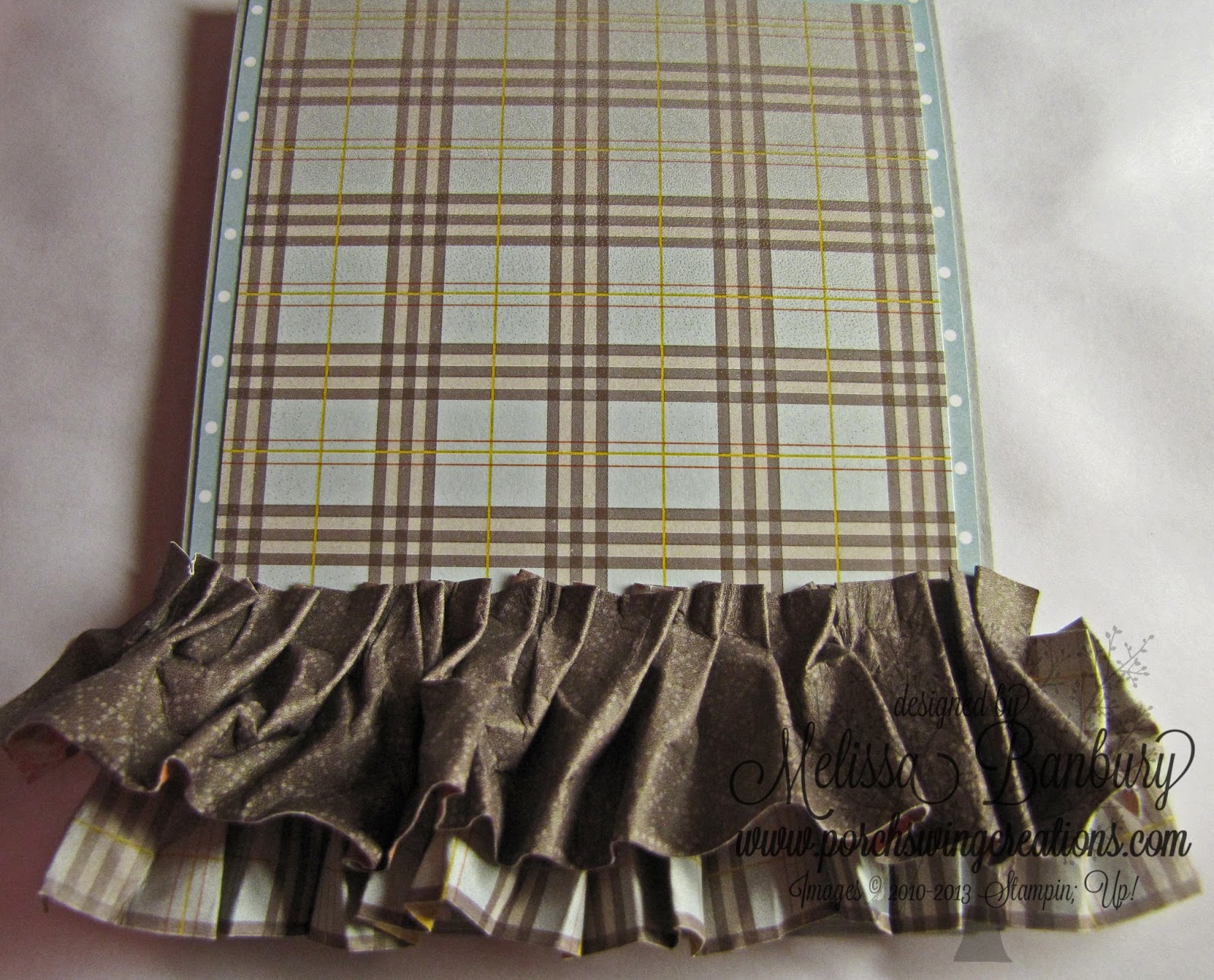 Porch Swing Creations: Vintage Deer & Ruffled Paper Tutorial