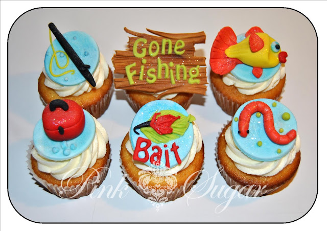 Pink Sugar: Gone Fishing Cupcakes...
