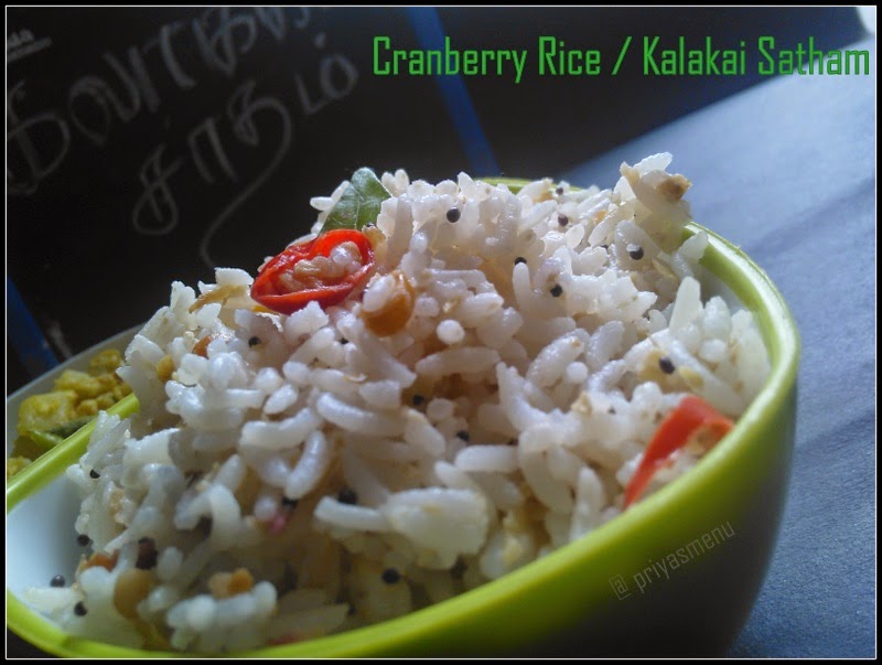 Priya's Menu - Yum Yum Yummy food for Food lovers : Kalakai Satham ...