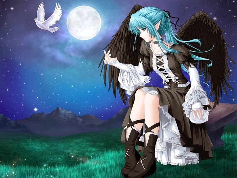 Andy foto natura: Ángeles góticos