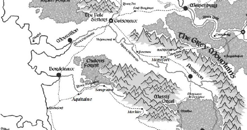 Ironlands: Map of Bretonnia