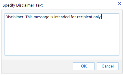 Add Email Disclaimer Office 365