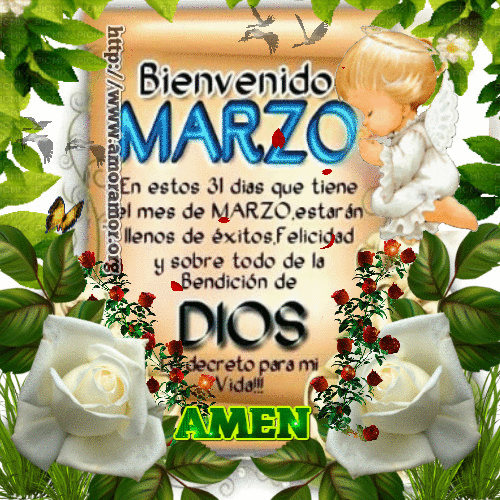 Maribel Sansano: Queridos amigos, Bienvenido Mes de Marzo para todos ...