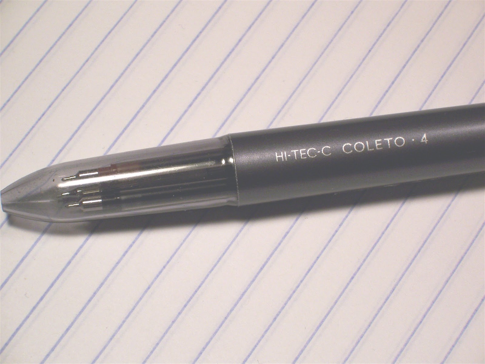 Multi Pen Dimensions: Pilot Hi-Tec - C - Coleto Smart 4 Color Gel Ink ...