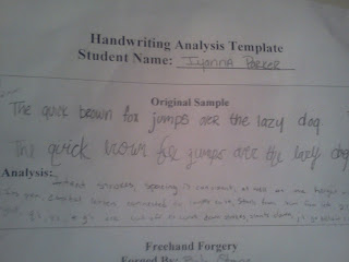 Forensics: Handwriting Analysis