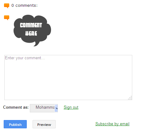 How To Add Picture Massage or Text Massage Before Comment Box ...