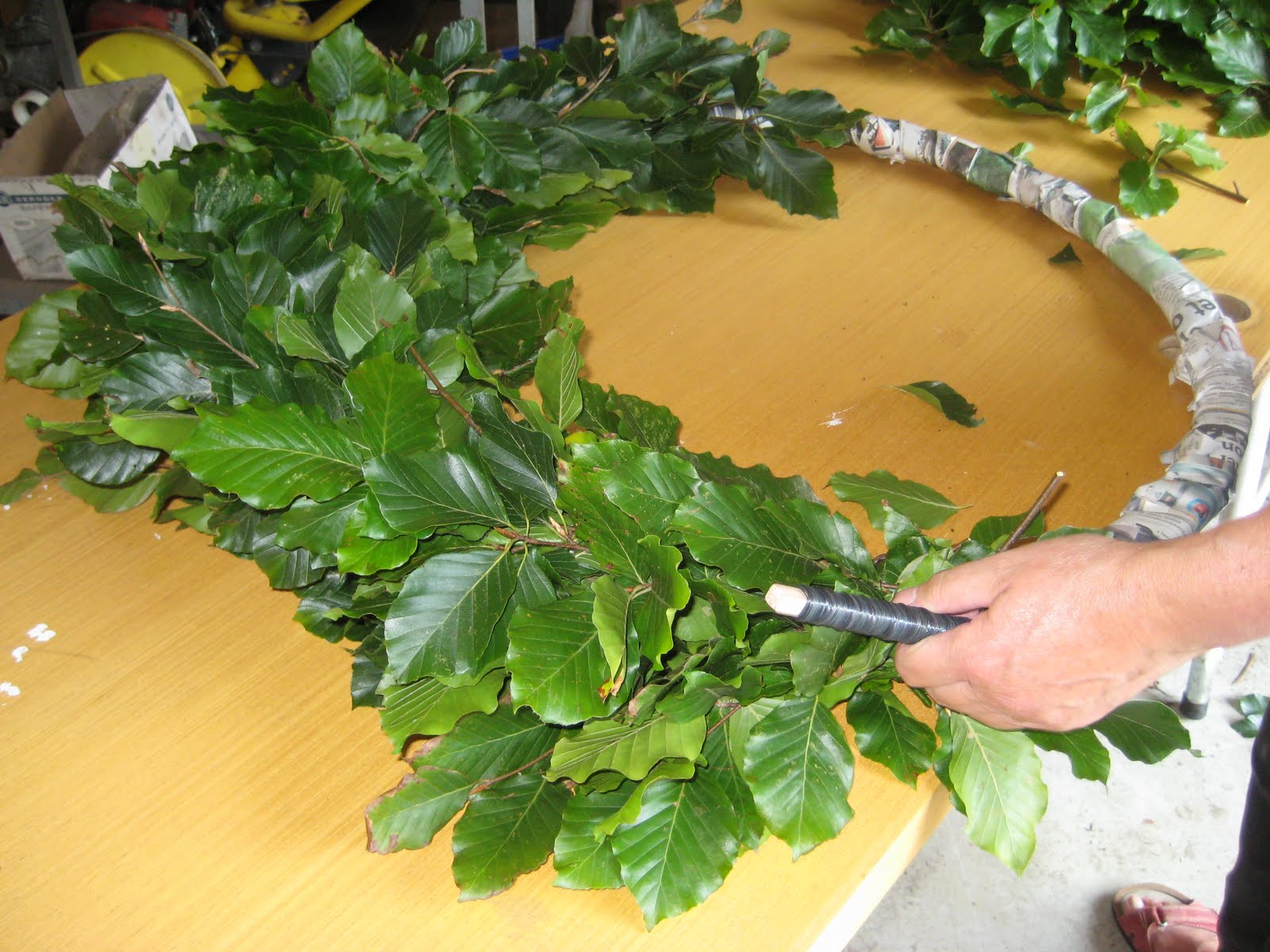 ladekjaer-krea: Krans til rejsegilde