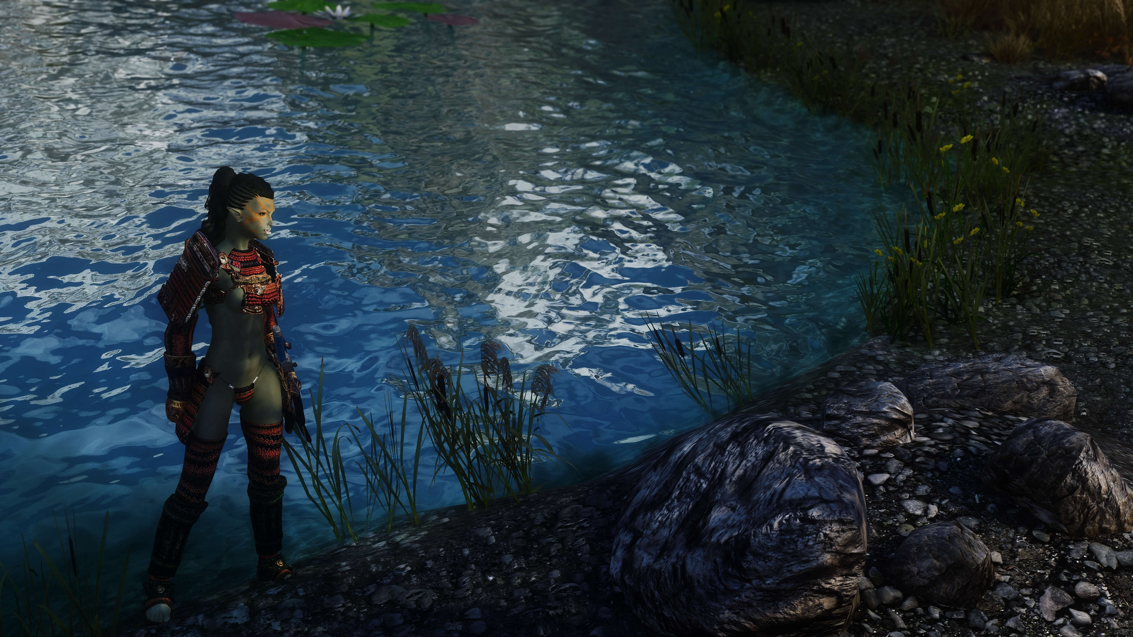 Akabir Samurai Bikini Armor "Enhanced Textures" UUNP (Kissmiax) 4K