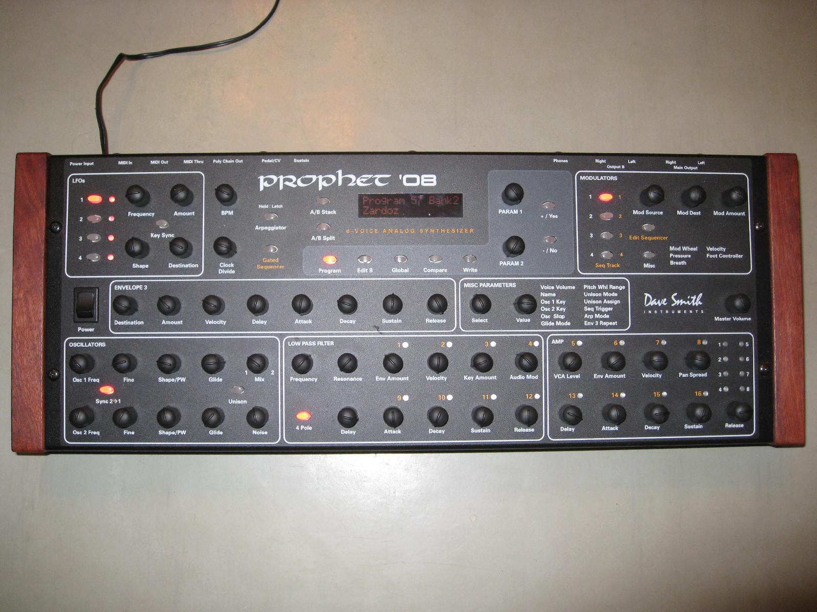 Infrequent Sound [sex.tex] technology: Dave Smith Instruments Prophet ...