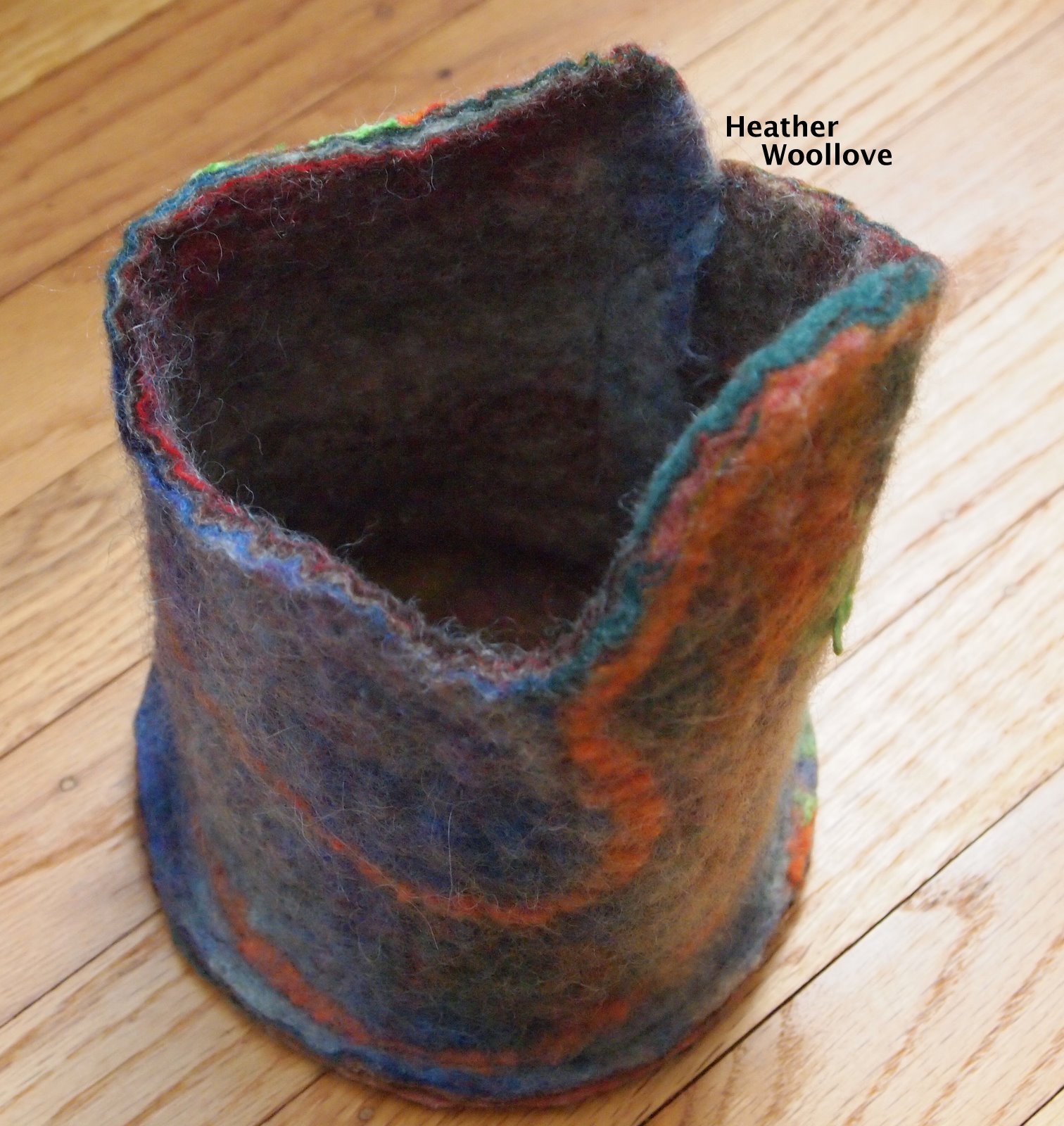 Wool love-functional fiber art: "Stash-Busting" Flat Felt Projects ...