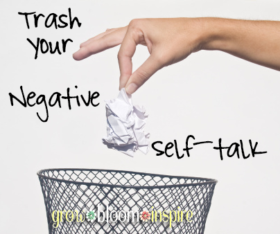 Trashing negative self talk