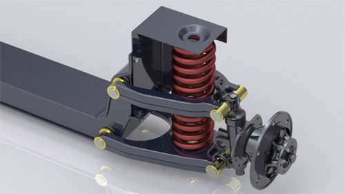 Automotive Suspension || Download free 3D cad models #100118
