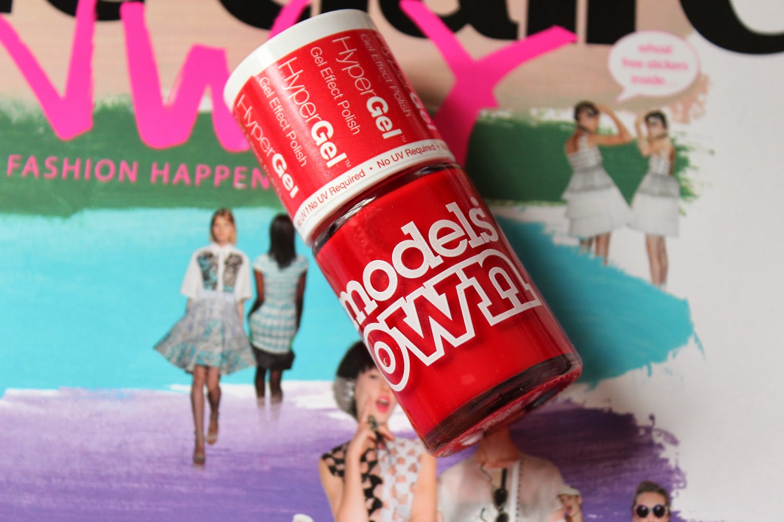 Knickers & Nail Polish: NOTD - Models Own HyperGel Red Lustre