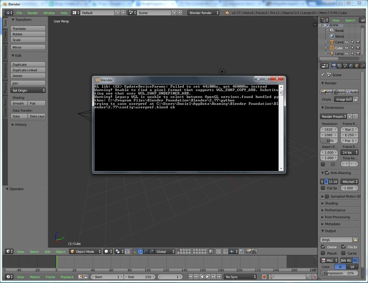 Infoarquitectura y diseño 3D - Modelado y render: Blender (III)